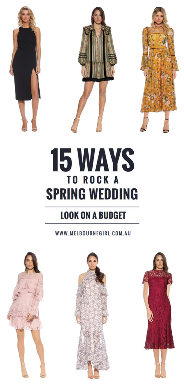 15 ways to rock a Spring Wedding look on a budget - MELBOURNE GIRL