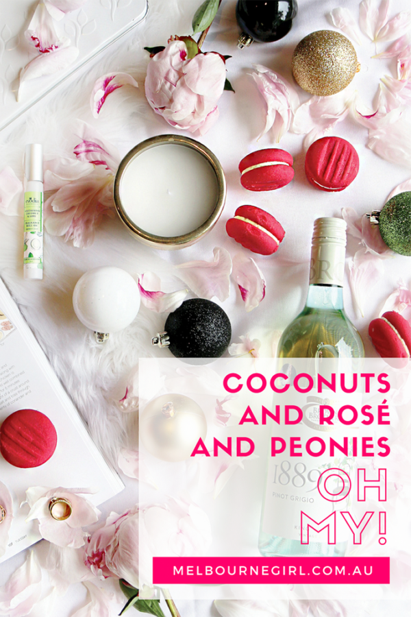 Coconuts and rosé and peonies... oh my! - MELBOURNE GIRL